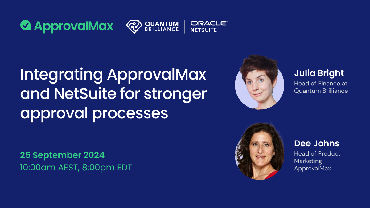 Webinar Recordings | ApprovalMax